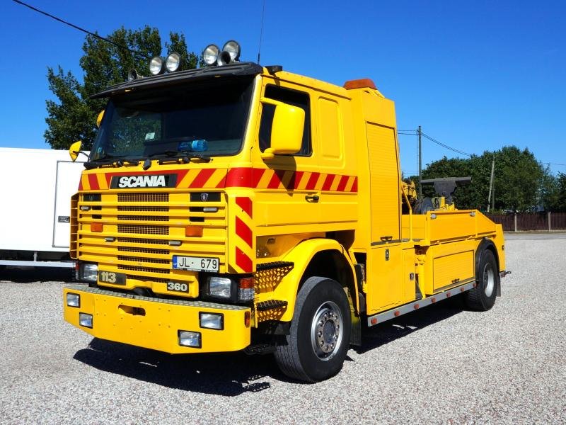 SCANIA P113 360 4x4 - Spectehnika - Z-truck - Komerctransporta tirdzniecība