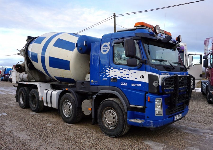 VOLVO FH13 480 8x4 Mixer - Special Technique - Z-truck - Sale of ...